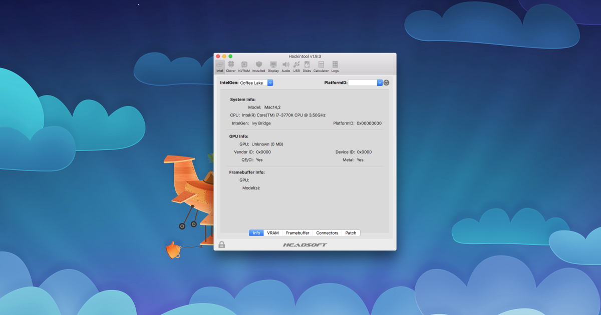 Hackintool - ultimate patching tool | Hackintosh Portal